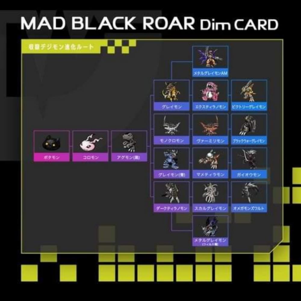 Bandai Vital Bracelet Digital Monster Dim Card vol.0.5 Mad Black Roar & True Shadow Howl