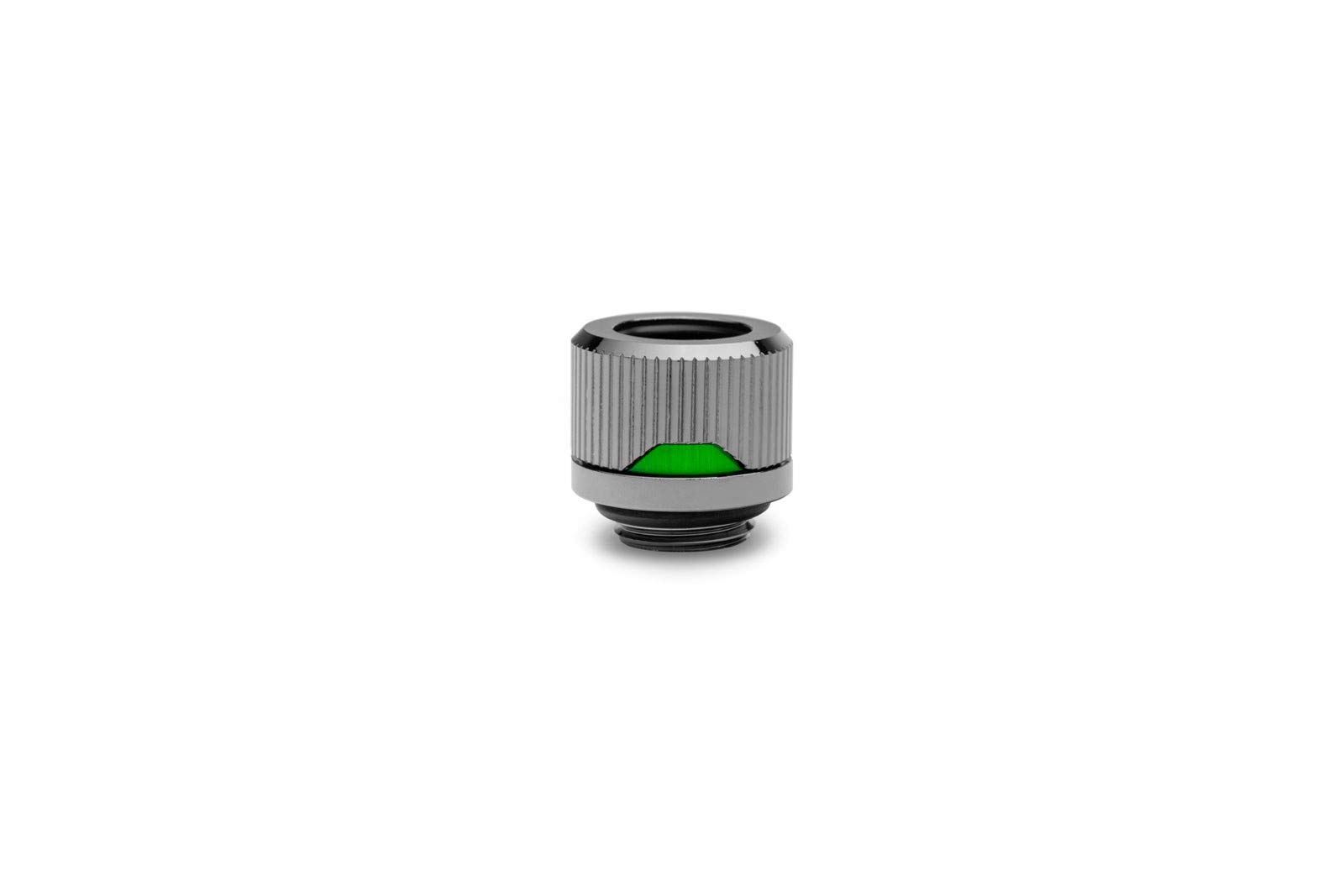 EKWB EK-Quantum Torque HDC-12 Compression Fitting for EKWB Rigid Tubing, 12mm OD, Black Nickel, 4-pack