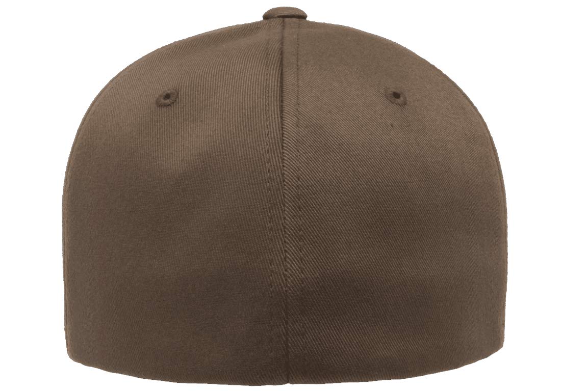 1984 1985 1986 Ford SVO Mustang Turbo Outline Design Flexfit 6277 Athletic Baseball Fitted Hat Cap Brown S/M