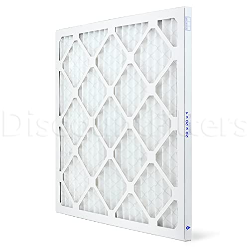 AIRx ALLERGY 20x20x1 MERV 11 Pleated Air Filter - Made in the USA - Box of 6 , White
