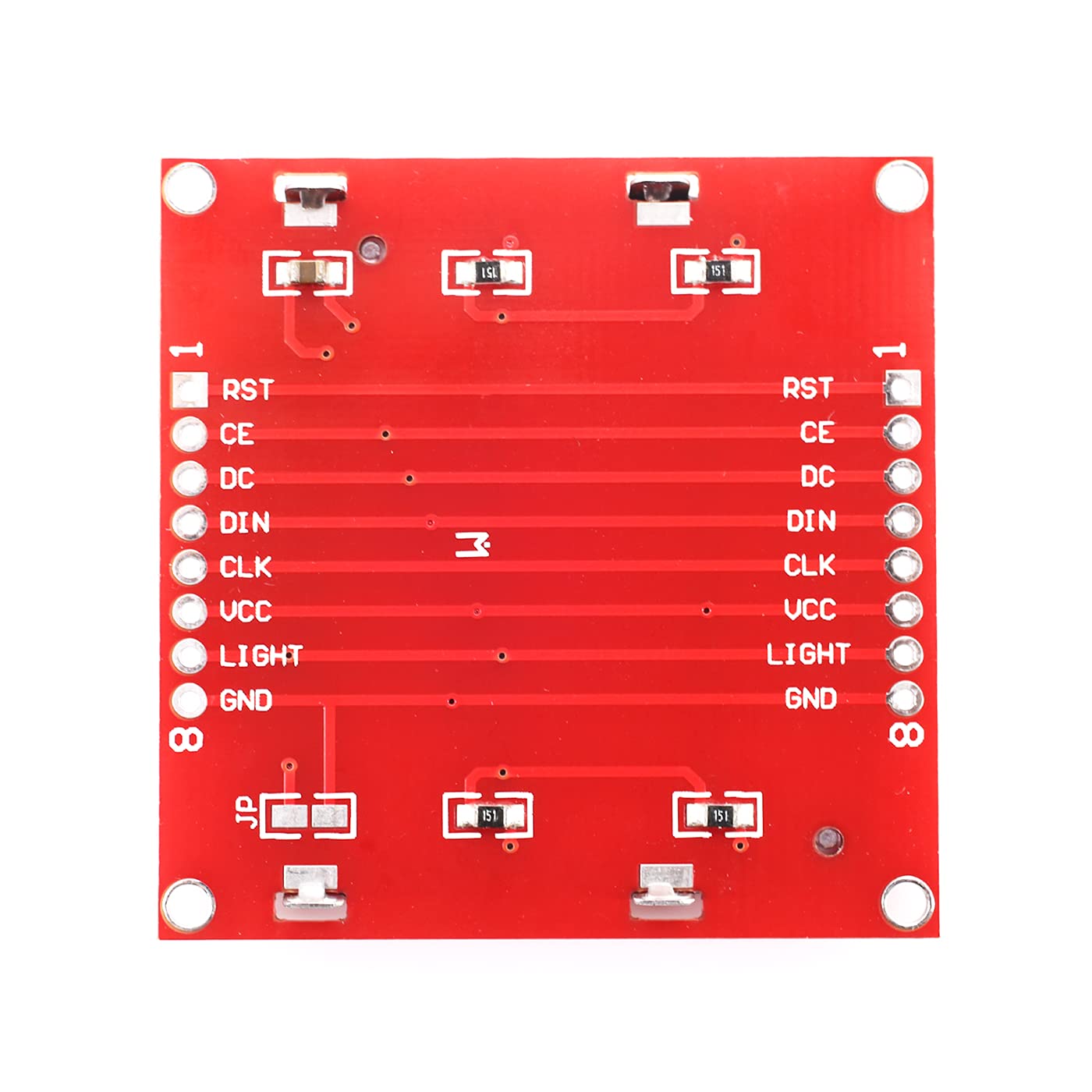 SEEU. AGAIN 8448 84x48 LCD Module White Backlight PCB Compatible with 5110 pi