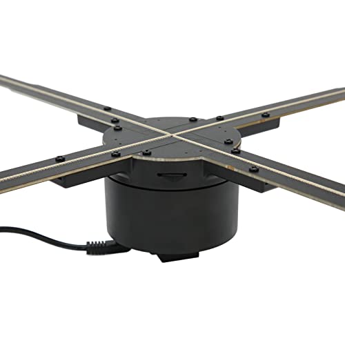 3D Holographic Advertising Machine Holographic Projector Fan 100-240V High Resolution For Shop For Windows For Hospital For Bar For IOS (US Plug)