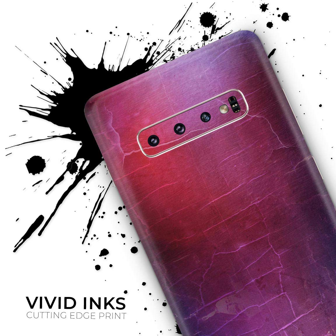 DesignSkinz Abstract Fire & Ice V3 Protective Vinyl Decal Wrap Skin Cover Compatible with The Samsung Galaxy S20 (Screen Trim & Back Glass Skin)