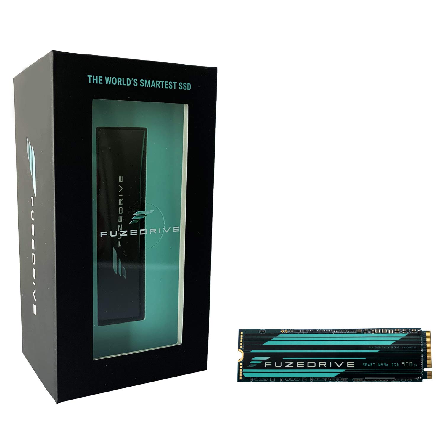 Enmotus FuzeDrive SLC Hybrid SSD 900GB PRO Gaming M.2 Gen 3 PCIe NVMe Built-in Artificial Intelligence w/ x4 TBW Endurance, Up to 3470 MB/s Read β 2000MB/s Write (P200-900/24)