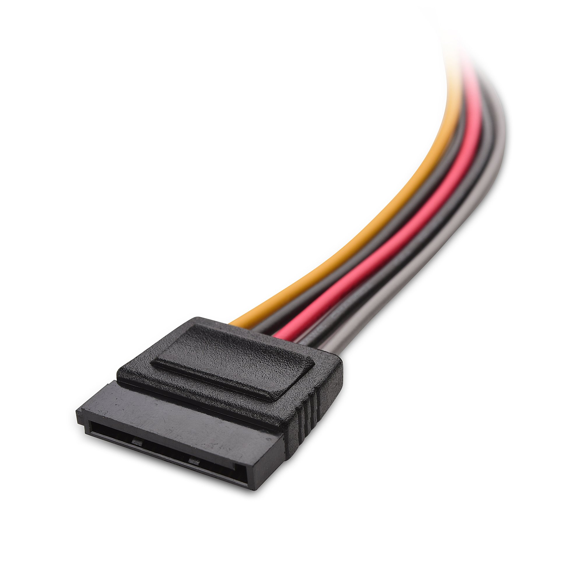 Cable Matters 3-Pack 15 Pin SATA Power Extension Cable 8 Inches, SATA Power Cable, Hard Drive Power Cable, SSD Power Cable