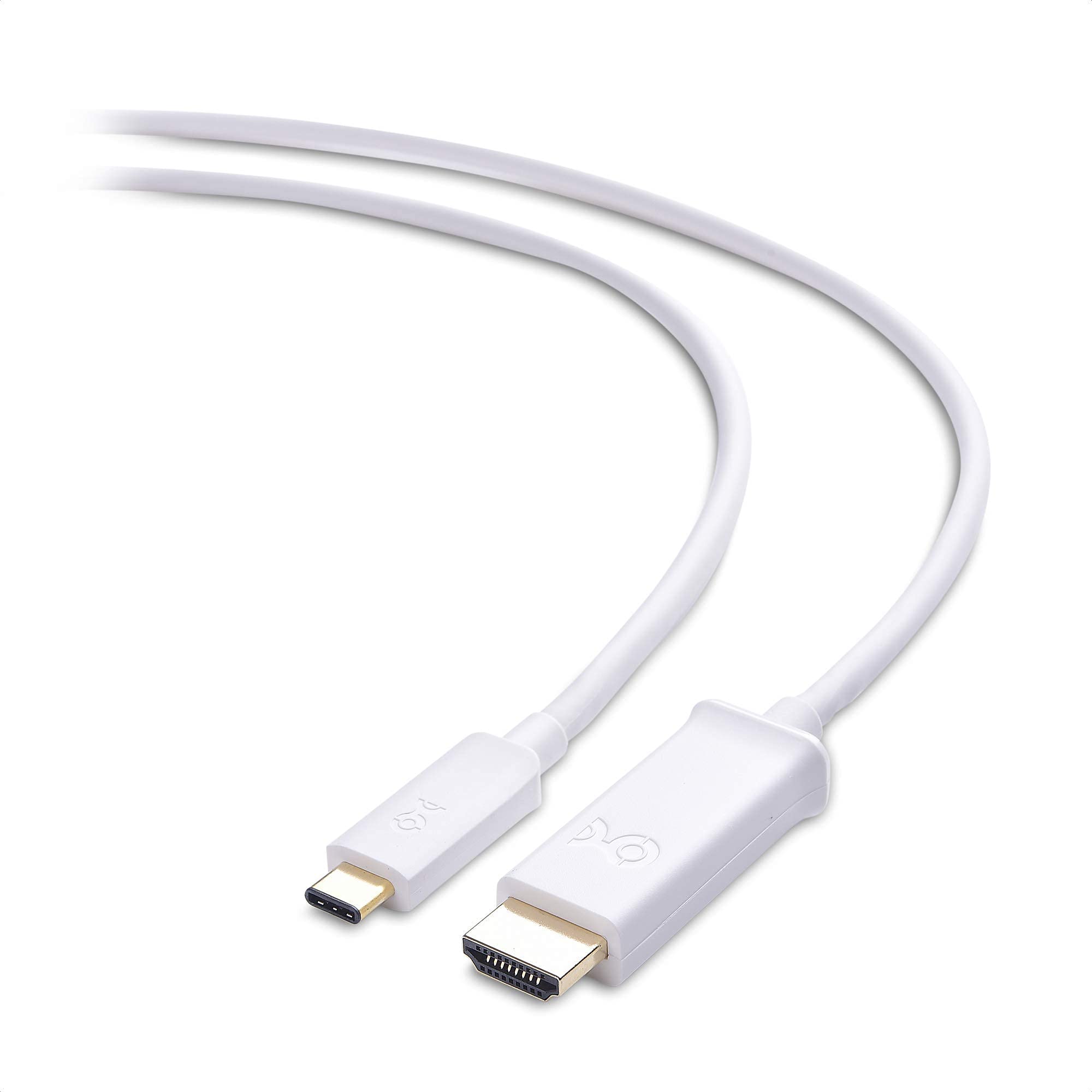 Cable Matters 3.3-Foot Short USB C to DisplayPort Cable (USB-C to DisplayPort Cable, USB C to DP Cable) Supporting 8K 60Hz in White - Thunderbolt 3 Port Compatible with MacBook Pro, Dell XPS 13 and Mo