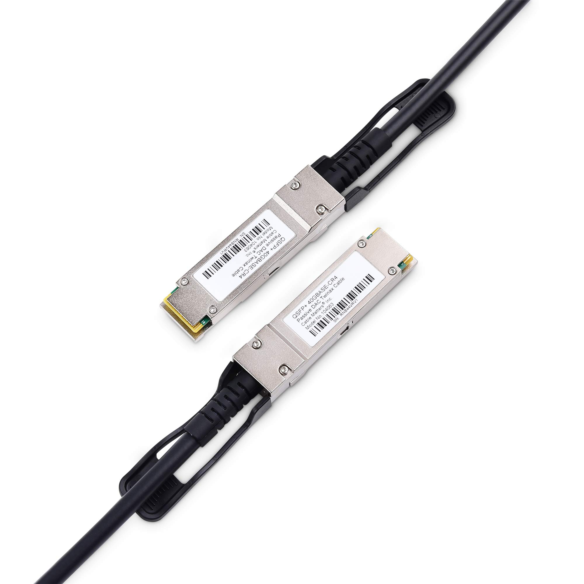 Cable Matters 40GBASE-CR4 Passive Direct Attach Copper Twinax QSFP Cable (QSFP+ Cable) - 1m, 3.3ft