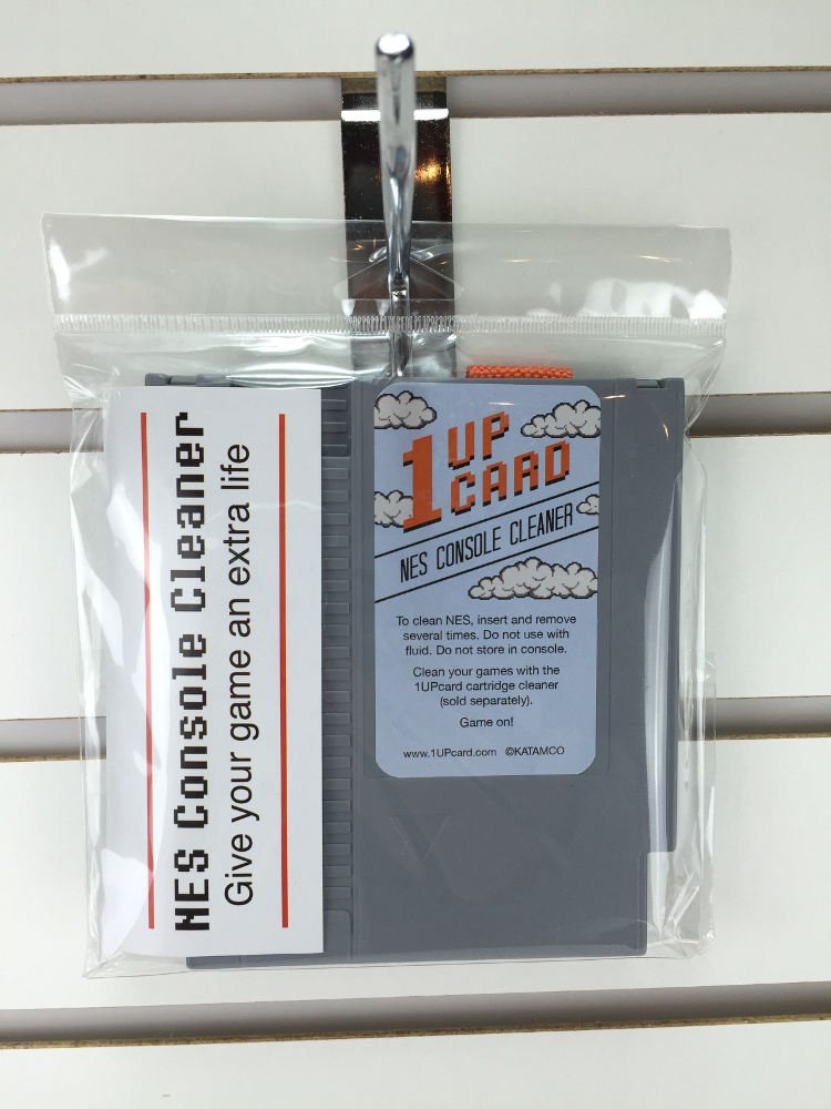1UPcard Cleaning Kit Compatible With NES (Nintendo Entertainment System), and Video Game Cartridges