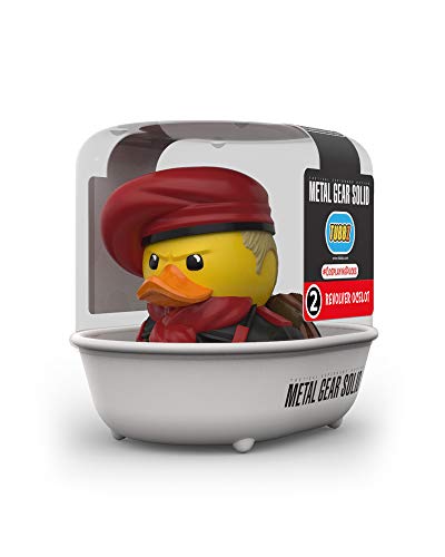 TUBBZ Metal Gear Solid Revolver Ocelot Collectible Rubber Duck Vinyl Figure - Official Metal Gear Solid Merchandise - PC & Video Games