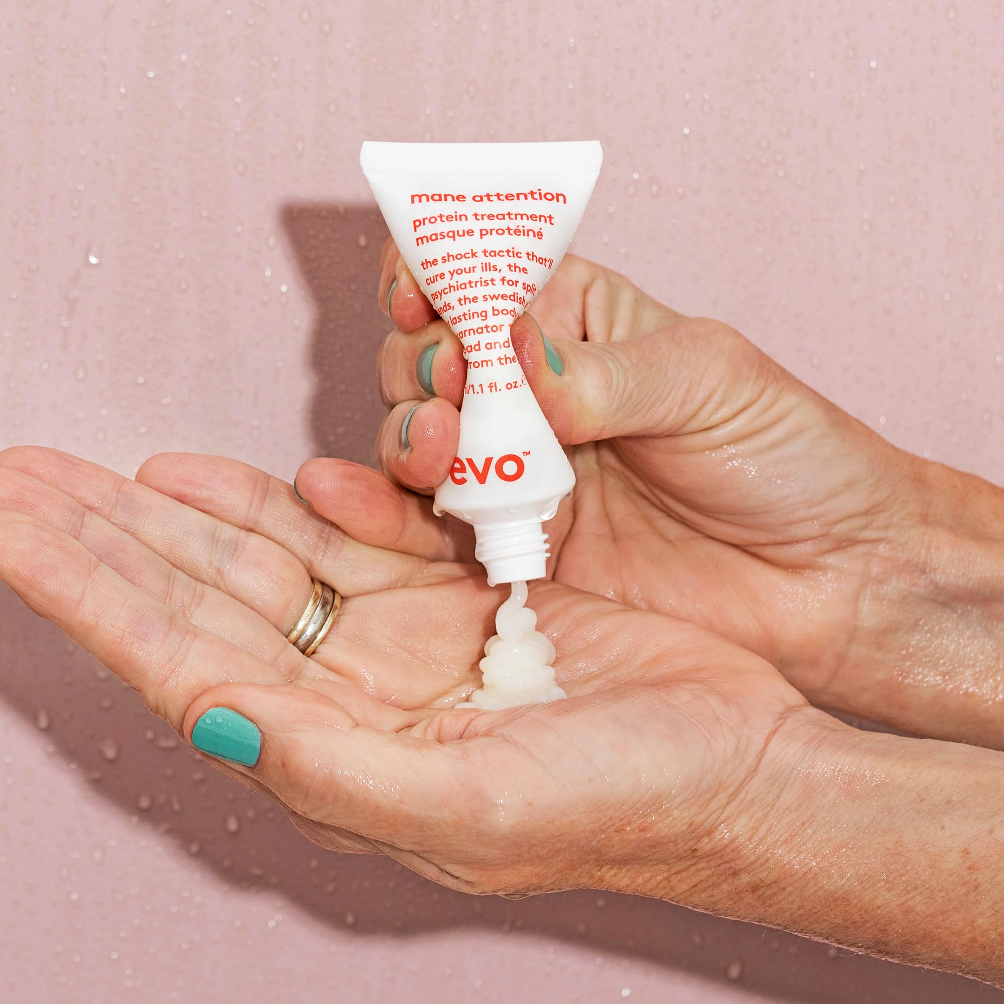 EVO Mane Attention Protein Hair Treatment - Reconstructs, Repairs, & Strengthens Hair - Travel Size, 30ml / 1.01fl.oz