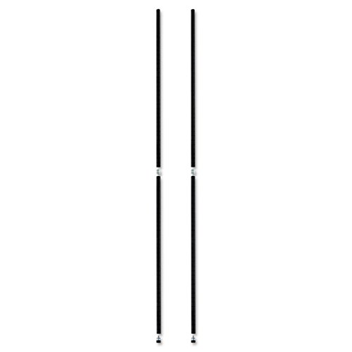 Alera Sw59po36bl Stackable Posts For Wire Shelving, 36-Inch High, Black, 4/Pack