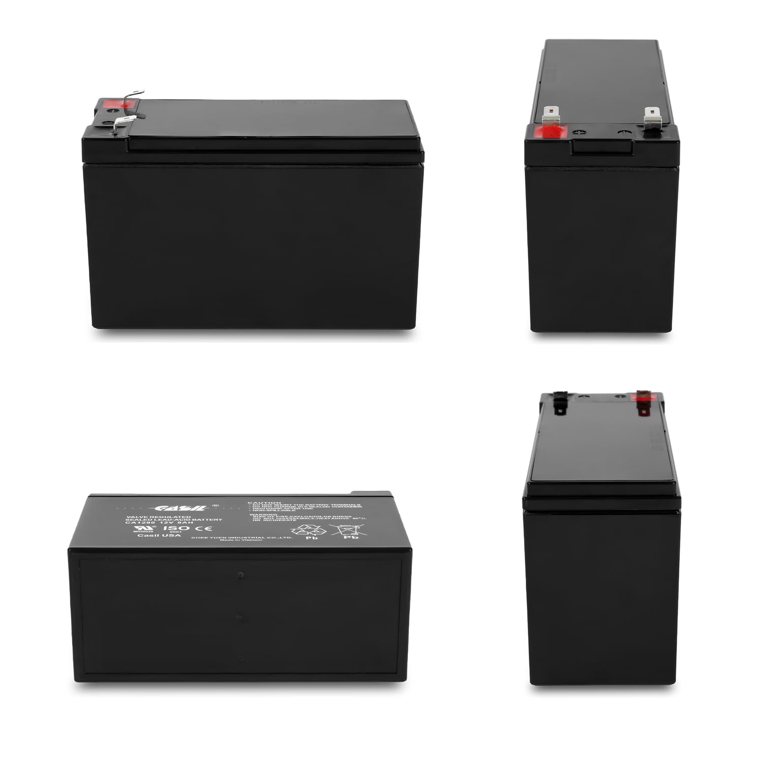 Casil Goldtop GT12080-HG 12v 8ah Battery for Fios F2 CA1280