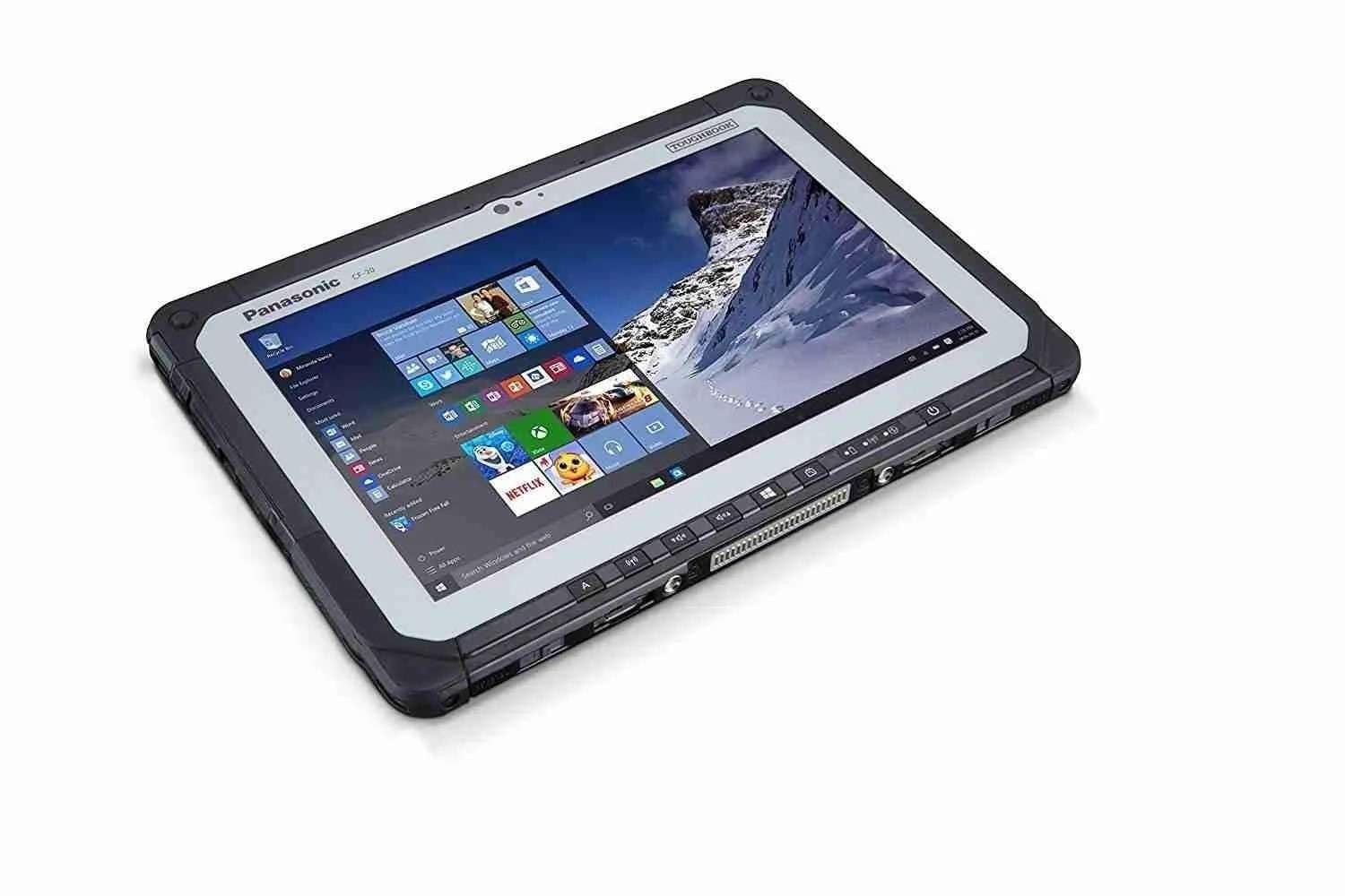 Panasonic Toughbook CF-20, 10.1-inch Multi Touch, 1920x1200, m5-6Y57@1.1GHz, 8GB RAM, 256GB SSD, Wi-Fi, Bluetooth, Webcam, Rear Camera, Emissive Backlit Keyboard, Barcode Reader, Win 10 Pro (Renewed)