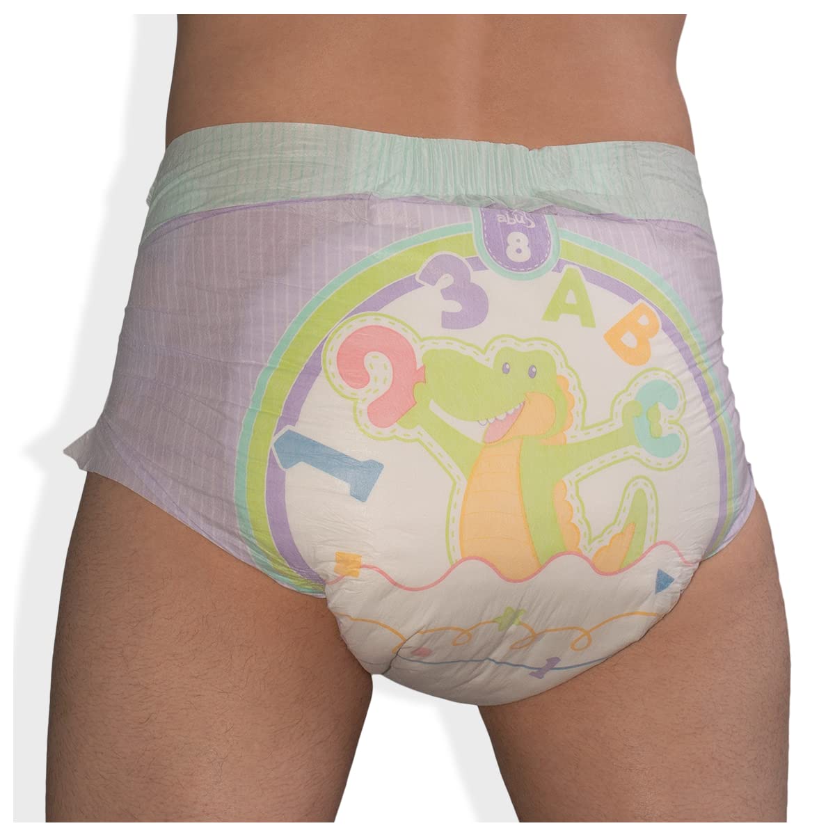ABUniverse AlphaGatorz Adult Diapers (Pack of 10) (Extra Large)