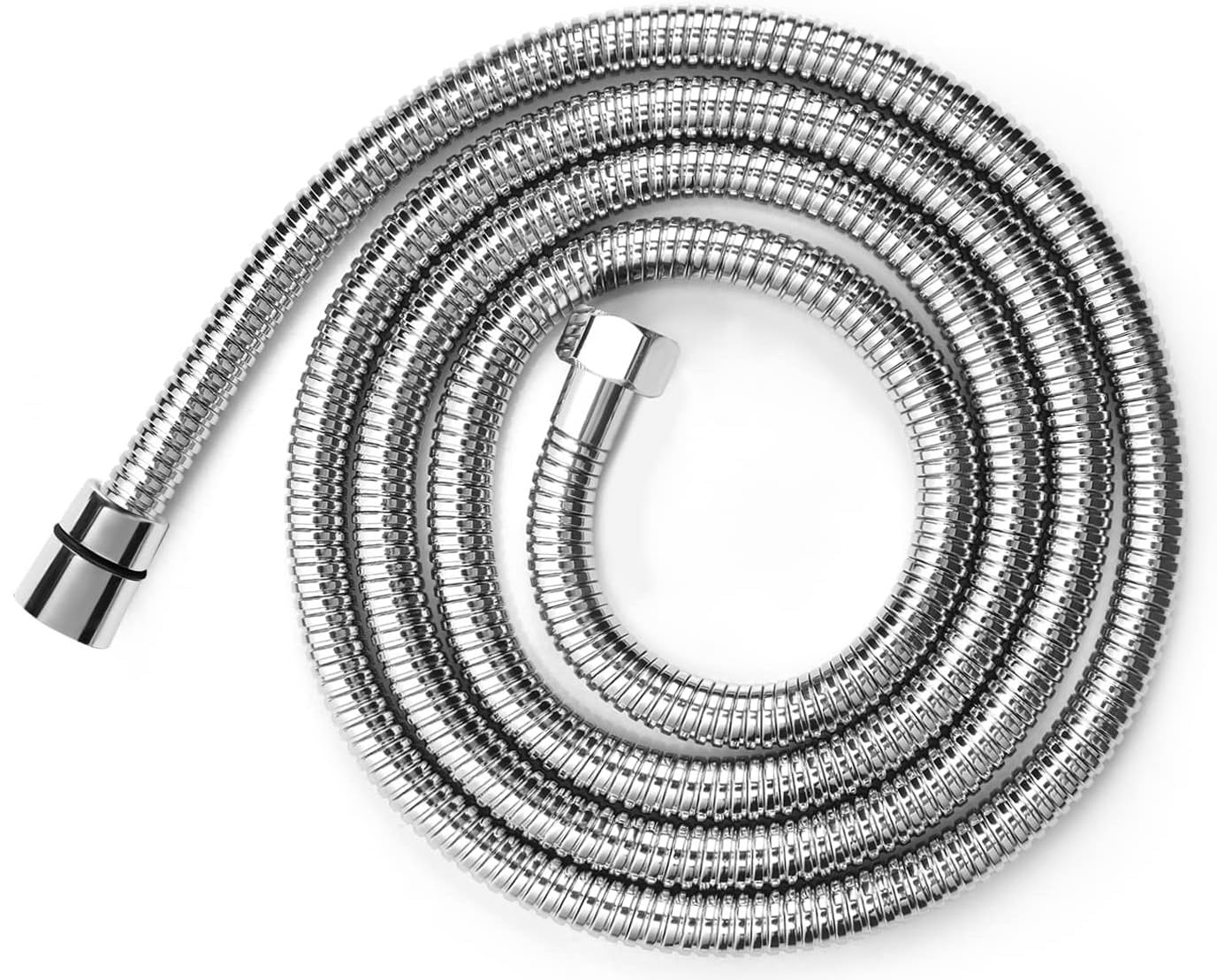 59 Inches Shower Hose,Bidet hose,304 Stainless Steel Handheld Shower Head Hose,The thread interface size is 0.8 Inch（G1/2 or 20mm)(Chrome)
