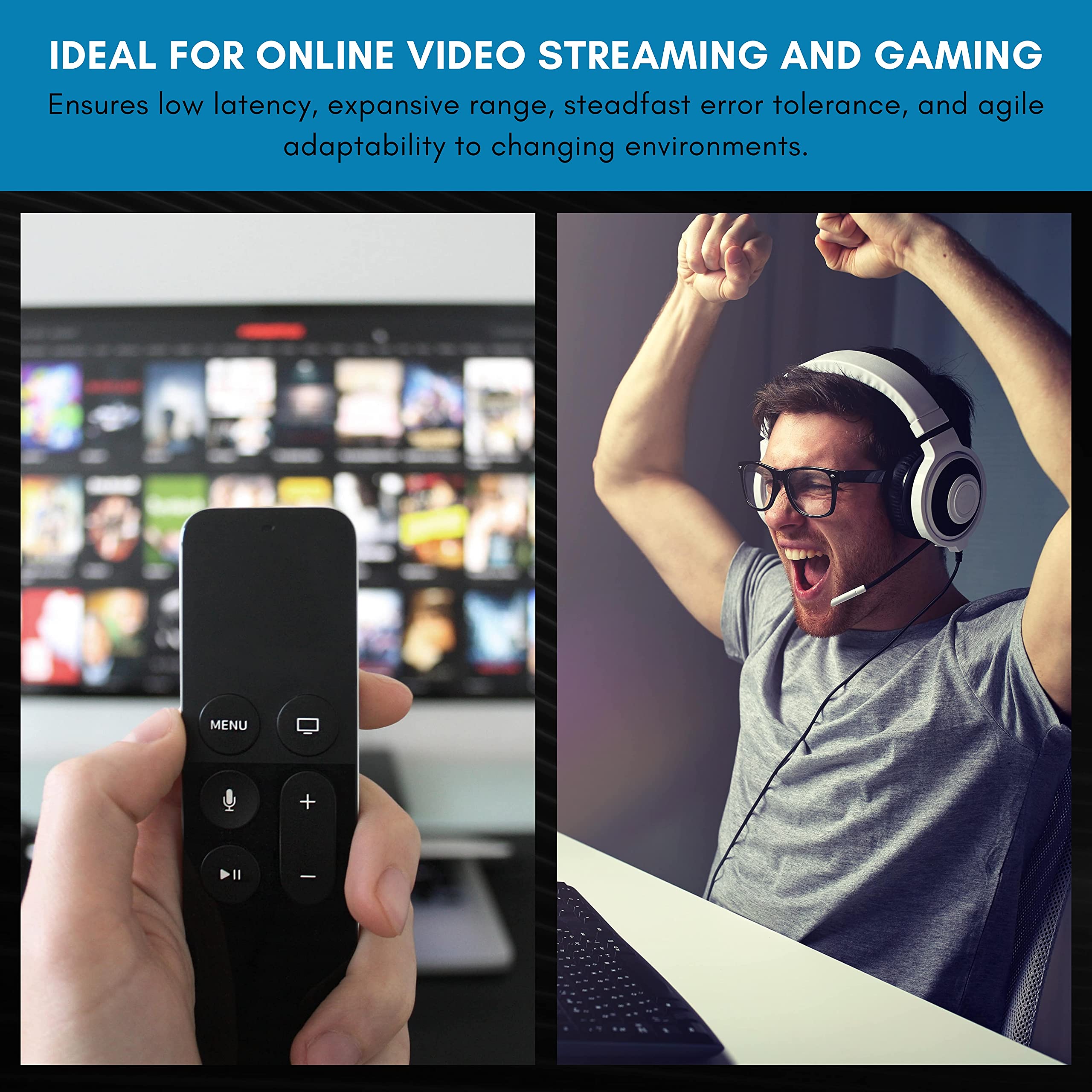 NexusLink Gaming Router Extender | Optimized for Online Gaming, Streaming, and Virtual Reality (VR), High Speed AC1750, MU-MIMO for Low Ping I Two Unit Kit (WB-1750-KIT)