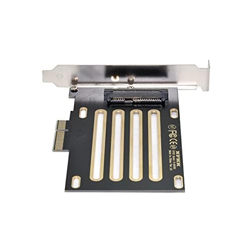 NFHK PCI-E 3.0 x4 Lane to U.2 U2 Kit SFF-8639 Host Adapter for Intel Motherboard & 750 NVMe PCIe SSD Black