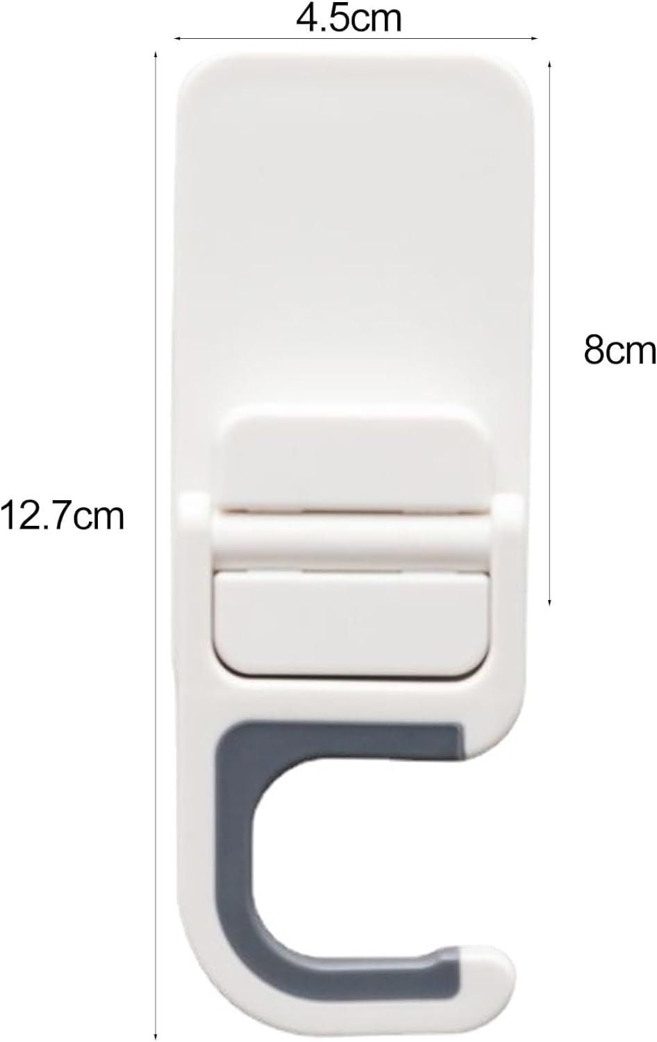 4/6/8PCS Peel and Stick Mop & Broom Holders, Mop and Broom Wall Holder Peel and Stick, Broom And Mop Organizer Wall Hanging, Broom Holder Wall Mount Self Adhesive, Broom Closet Organizer Hooks (4PCS)