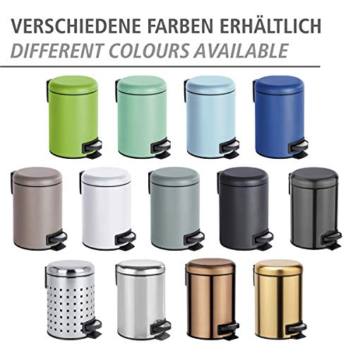 Anatomicline WENKO Pedal bin Leman Taupe, 22.5 x 17 x 25 cm, Beige