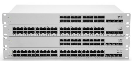 Cisco Meraki MS220-48LP-HW 48-Port Cloud Managed PoE+ Gigabit Switch - UNCLAIMED - NO LICENSE (Renewed)