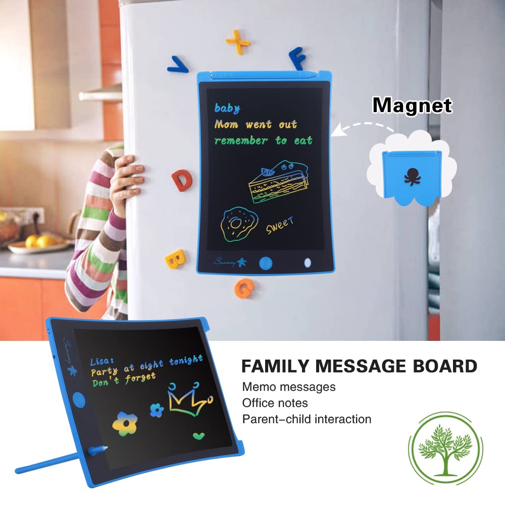 2 Pack 8.5 Inch LCD Writing Tablet,Boys Girls Toys Doodle Board Drawing Board Reusable Doodle Pad,Electronic Drawing Pad Toy for Kids Learning & Education Handwriting Aids (Pink and Blue)