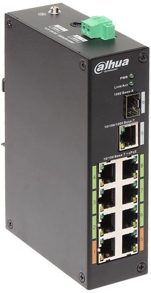 Dahua Technology DH-LR2110-8ET-120 8-Port ePoE Layer 2 Switch