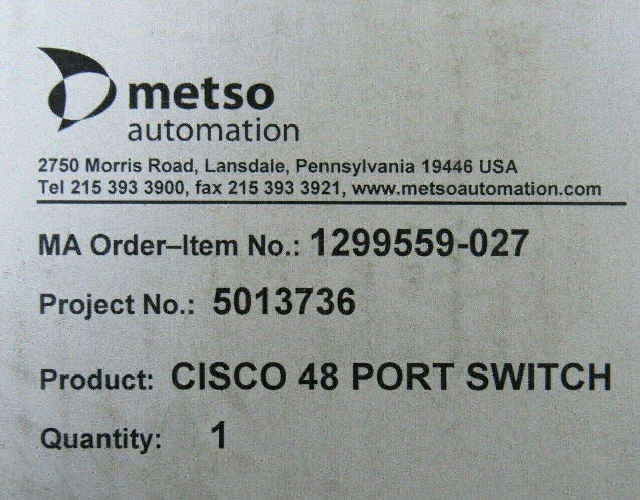 Cisco WS-C2960S-48TS-L 48 Port Gigabit Ethernet LAN Switch (Renewed)