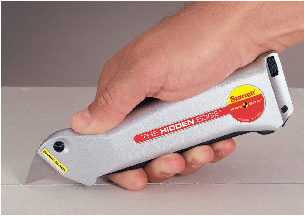 6 Pack Starrett S011 The Hidden Edge Utility Knife (67584)