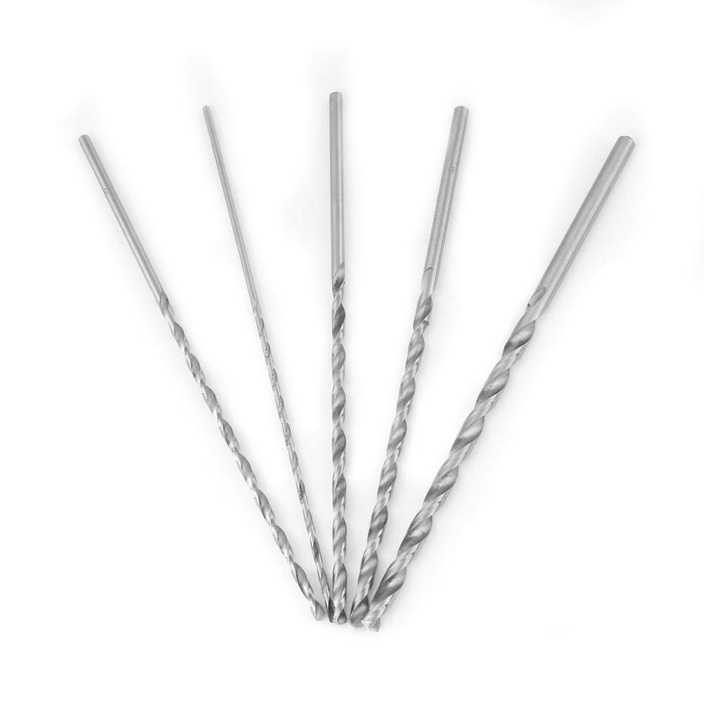 Extra Long Brad Point HSS Drill Bit, 2-5mm Diameter x 150mm Length, Straight Shank Drill Bits for Wood Plastic and Aluminum
