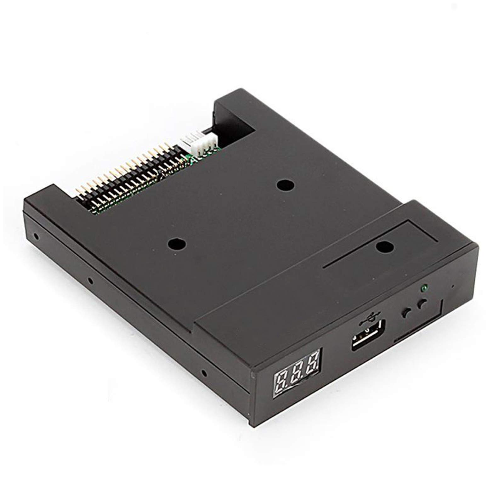 Candeon Floppy Disk Drive, 3.5 inch 1000 Simulation Floppy Disk Drive Emulator Plug Floppy Disk Drive