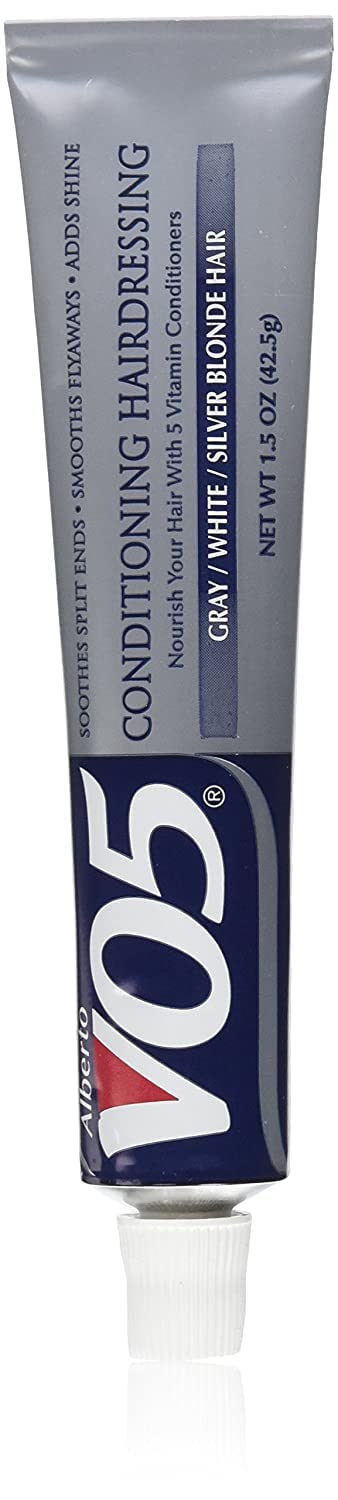 Alberto VO5 Conditioning Hairdressing for Gray, White, Silver Blonde Hair, 1.5 oz (Pack of 2)