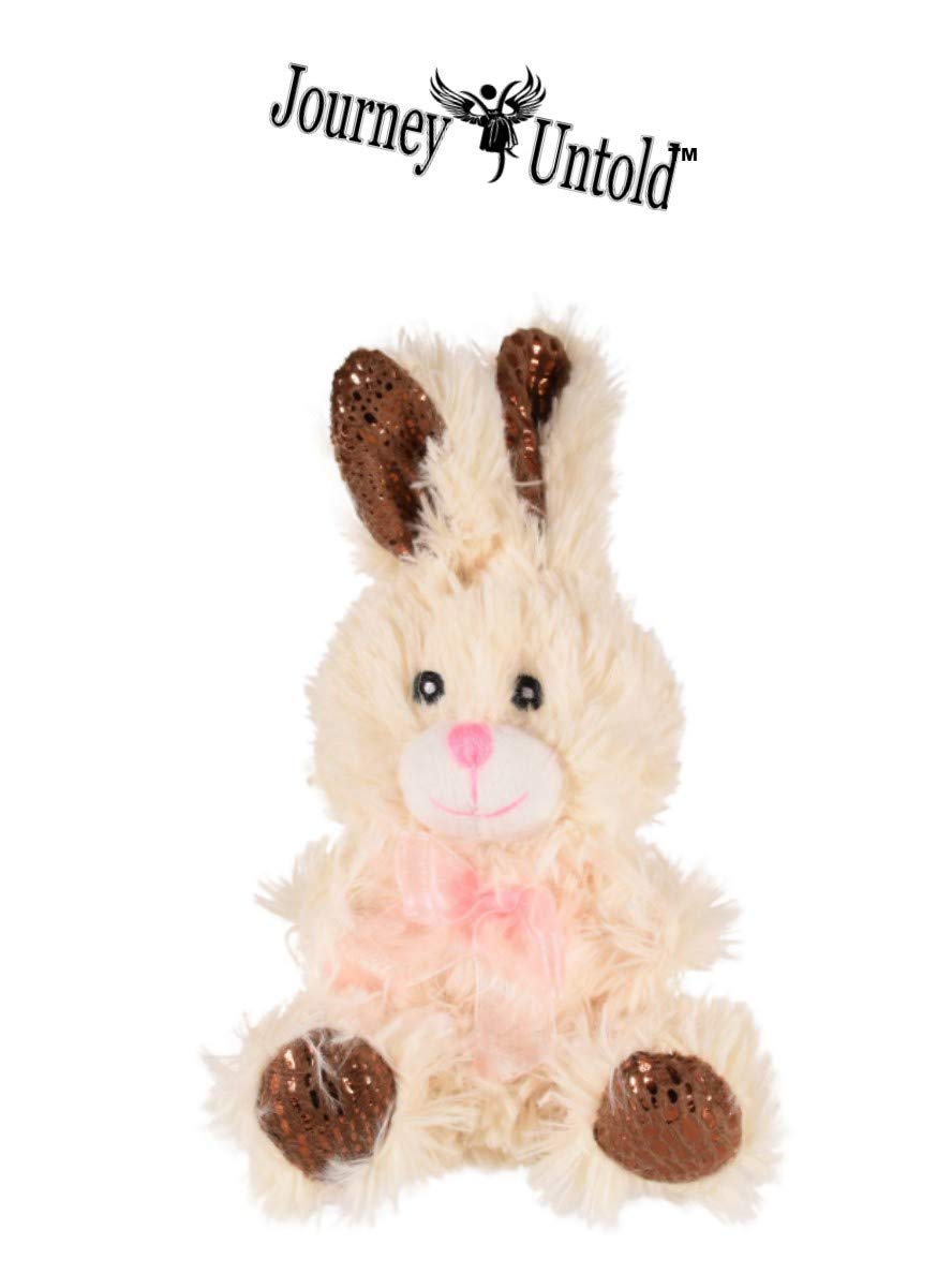 BCL Happy Easter Baskets (Bonus ROZALYN Clip) Kids Girls Boys Girl Toddlers Gift Egg Toddler Gifts Themed Decorations Toys Stuffers Ivory Scented Bear