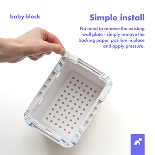 Baby Proof Outlet Cover Box | Plug Covers for Electrical Outlets | Wall Plug Socket Protectors | Outlet Covers | Baby Safety & Childproof Locks
