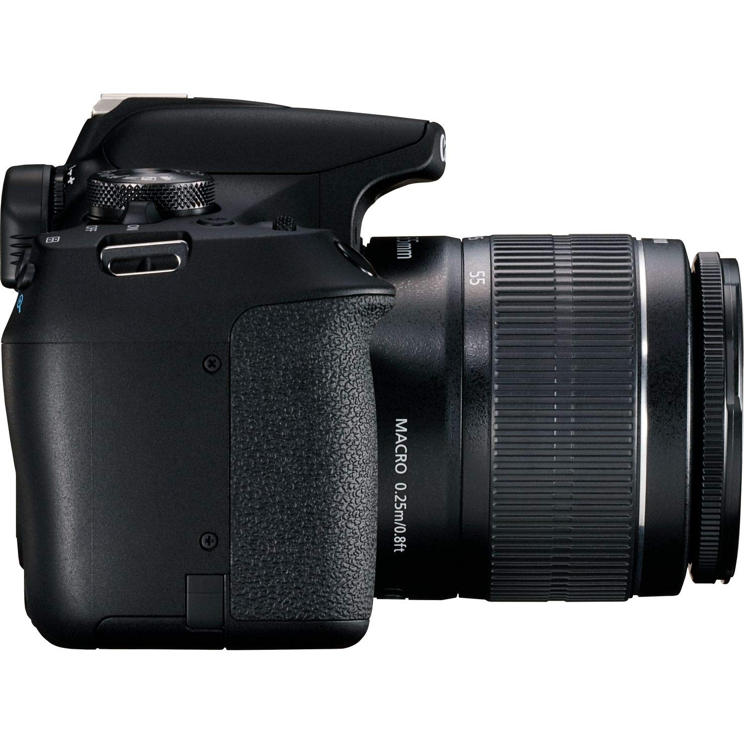 Canon EOS 2000D (Rebel T7) DSLR Camera with EF-S 18-55mm f/3.5-5.6 DC III Lens & Deluxe Accessory Bundle β Includes: 2x SanDisk Ultra 32GB SDHC Memory Card, Extended Life Battery, Carrying Case & MORE