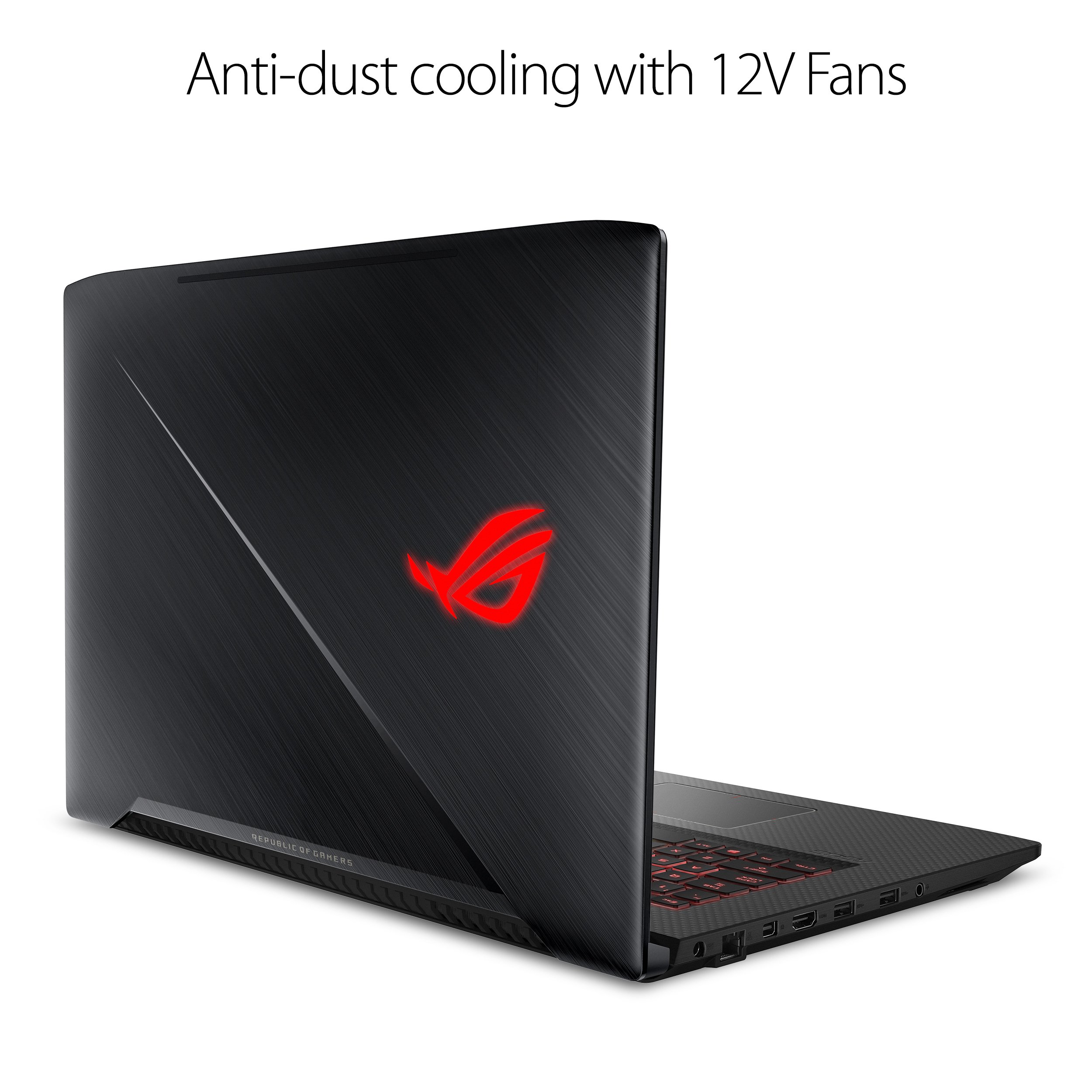 ASUS ROG Strix Scar Edition Gaming Laptop, 17.3” 144Hz 3ms Full HD, Intel Core i7-8750H, GeForce GTX 1070 8GB, 16GB DDR4, 256GB PCIe SSD + 1TB FireCuda, Windows 10 - GL703GS-DS74