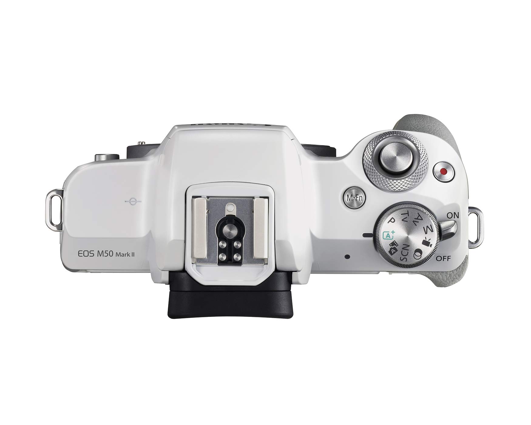 Canon EOS M50 Mark II + EF-M 15-45mm is STM Kit White (Renewed)