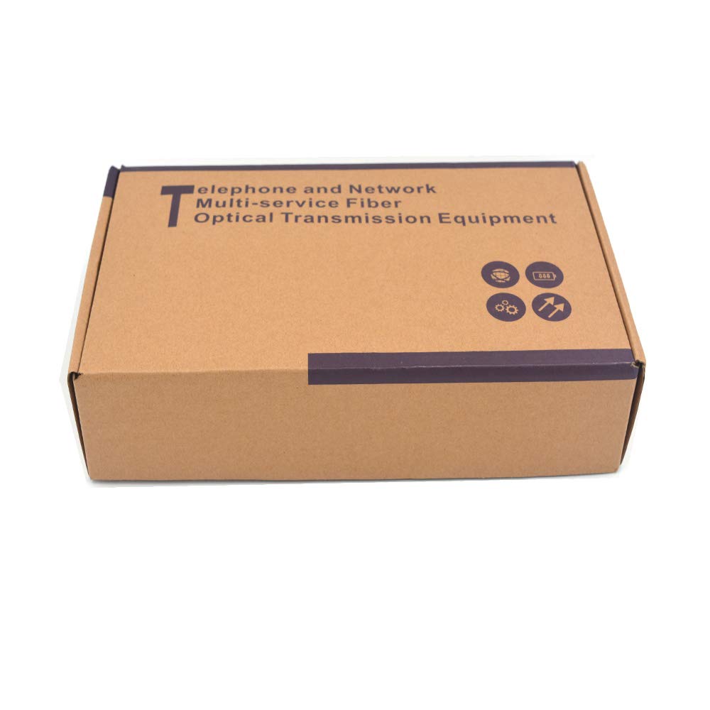 Primeda-telecom Telephone Extenders - 8 Channels PCM Voice Telephone over Fiber Optic up 20Km with 10/100Mbps Ethernet