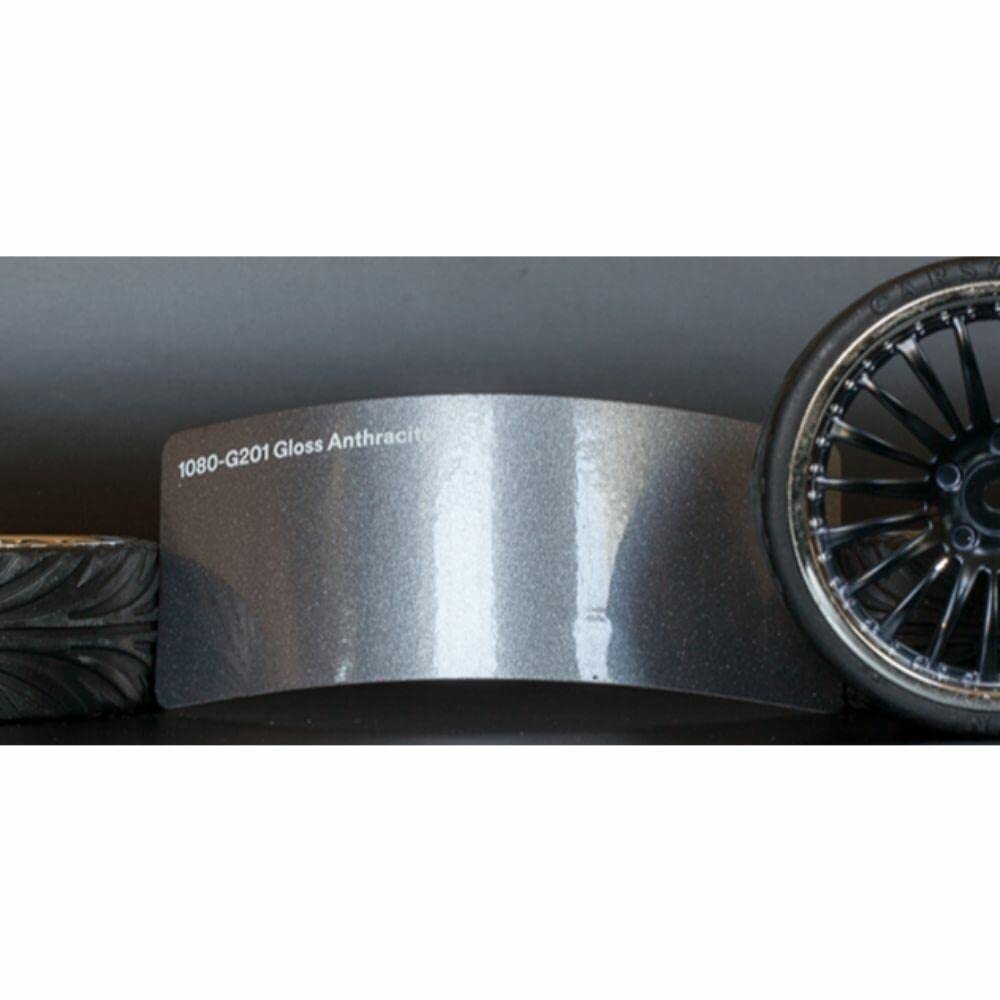 3M 1080 G201 GLOSS ANTHRACITE 5ft x 1ft (5 sq/ft) Car Wrap Vinyl Film