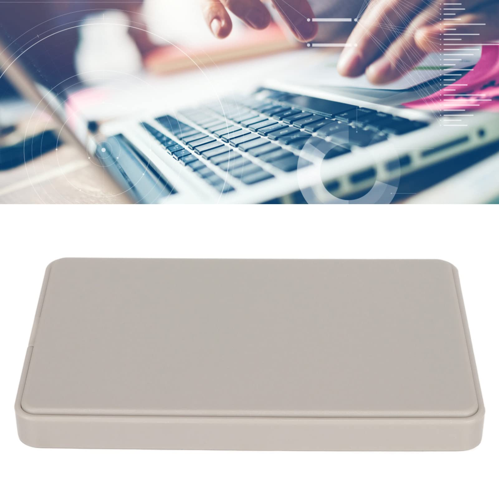 2.5 Inch USB3.0 Mechanical SSD Solid State, SSD Enclosure Adapter for up to 3000GB SATA Laptop Hard Drive or SSD, 30MB/S, for Sata Interface Hard Disk or SSD Under 10mm(Grey)