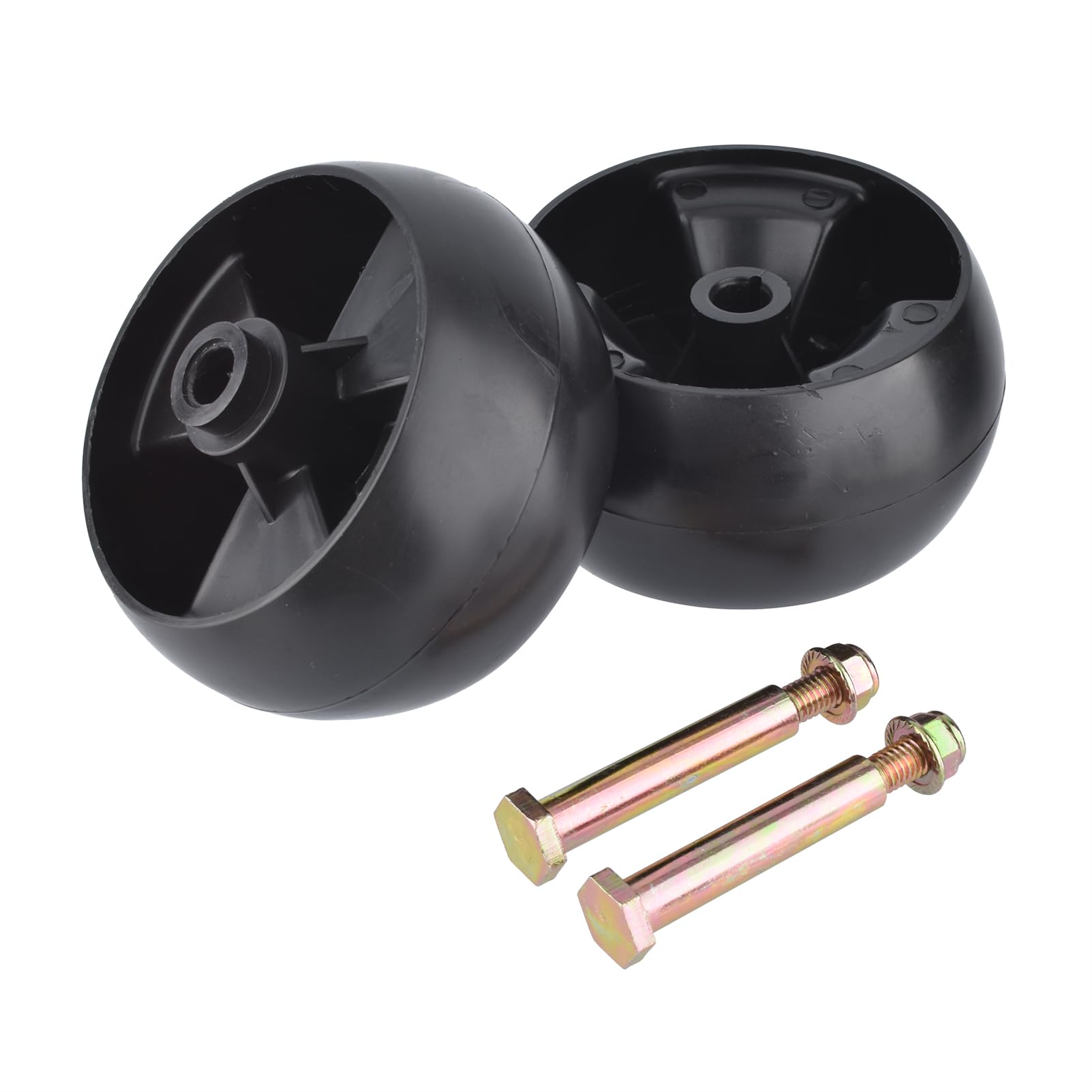 2 Pack Deck Wheel 734-04155 with Bolts Nuts Replaces 938-3056 Plus Locknuts for MTD Cub Cadet Troy Bilt 112-0677