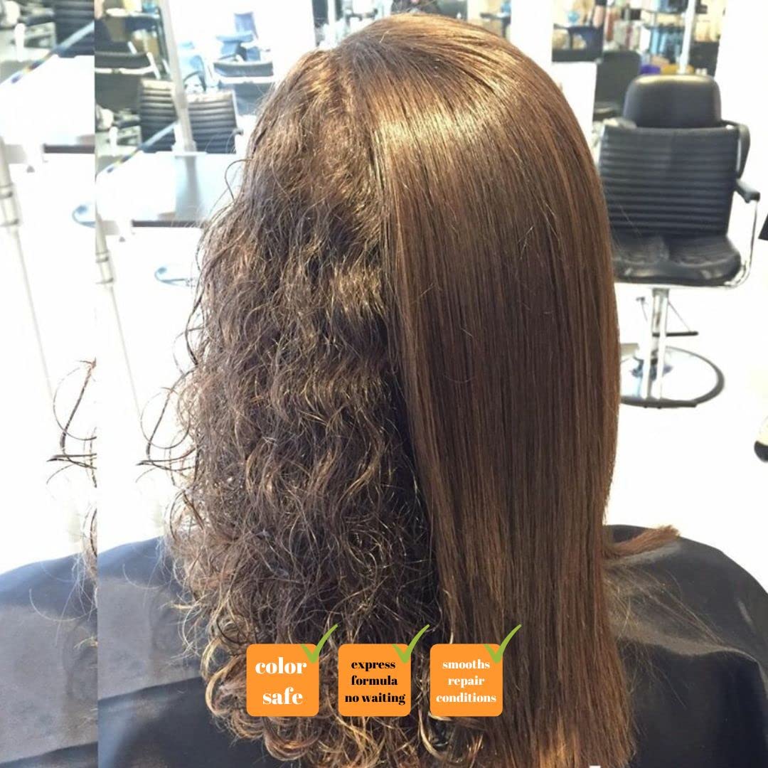 Clarifying Shampoo with Brazilian Keratin Treatment and Intensive Hair Mask KIT Tratamiento de Keratina Alisado 120ml. Packaging may vary.
