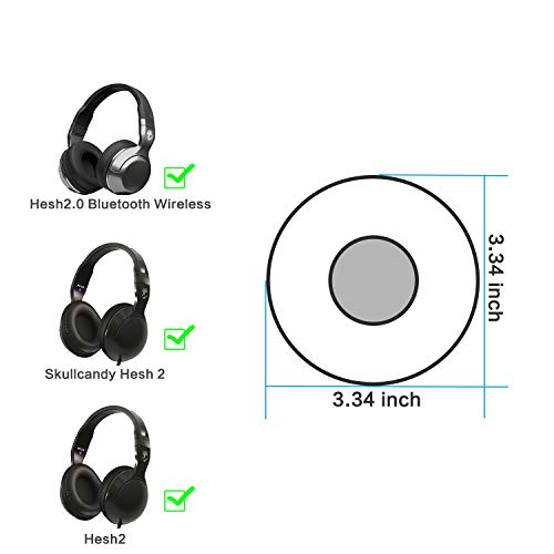 Sqrmekoko Hesh Earpads Ear Cushions Earbuds Ear Cups Replacement for Hesh Hesh 2 Hesh2 Hesh 2.0 Headphones