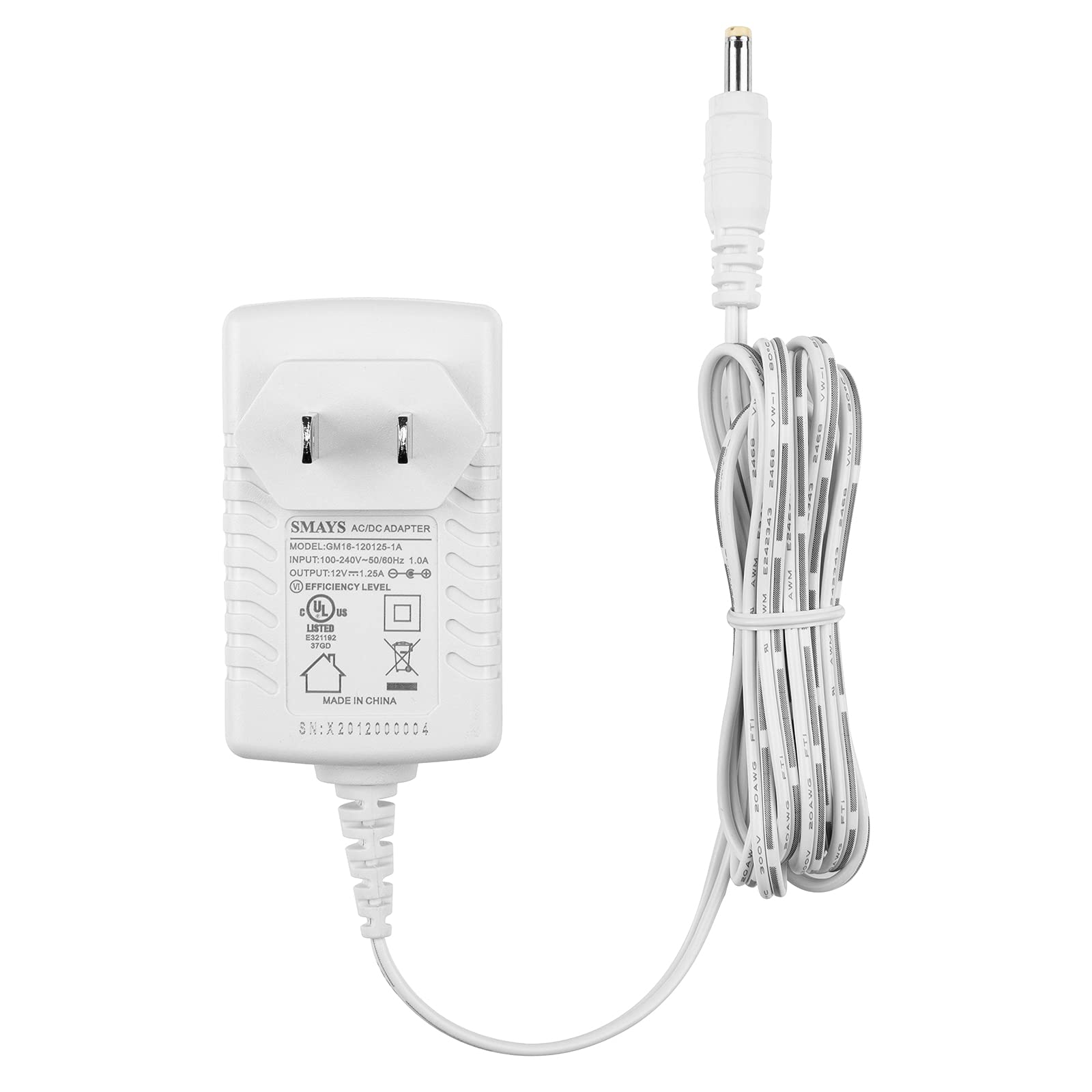 Power Adapter Replacement for Alexa Dot 4th Generation or 3rd Gen, Show 5 and Spot - Charger Cord 15W