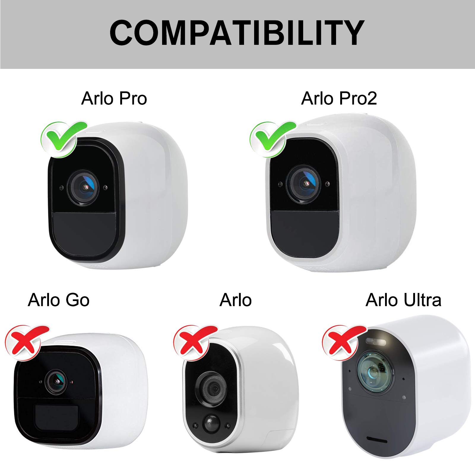 ALERTCAM 30Ft/9m Weatherproof Outdoor Power Cable for Arlo Pro and Arlo Pro 2, with Quick Charge 3.0 Power Adapter Charger Continuously Charging Your Camera (White)