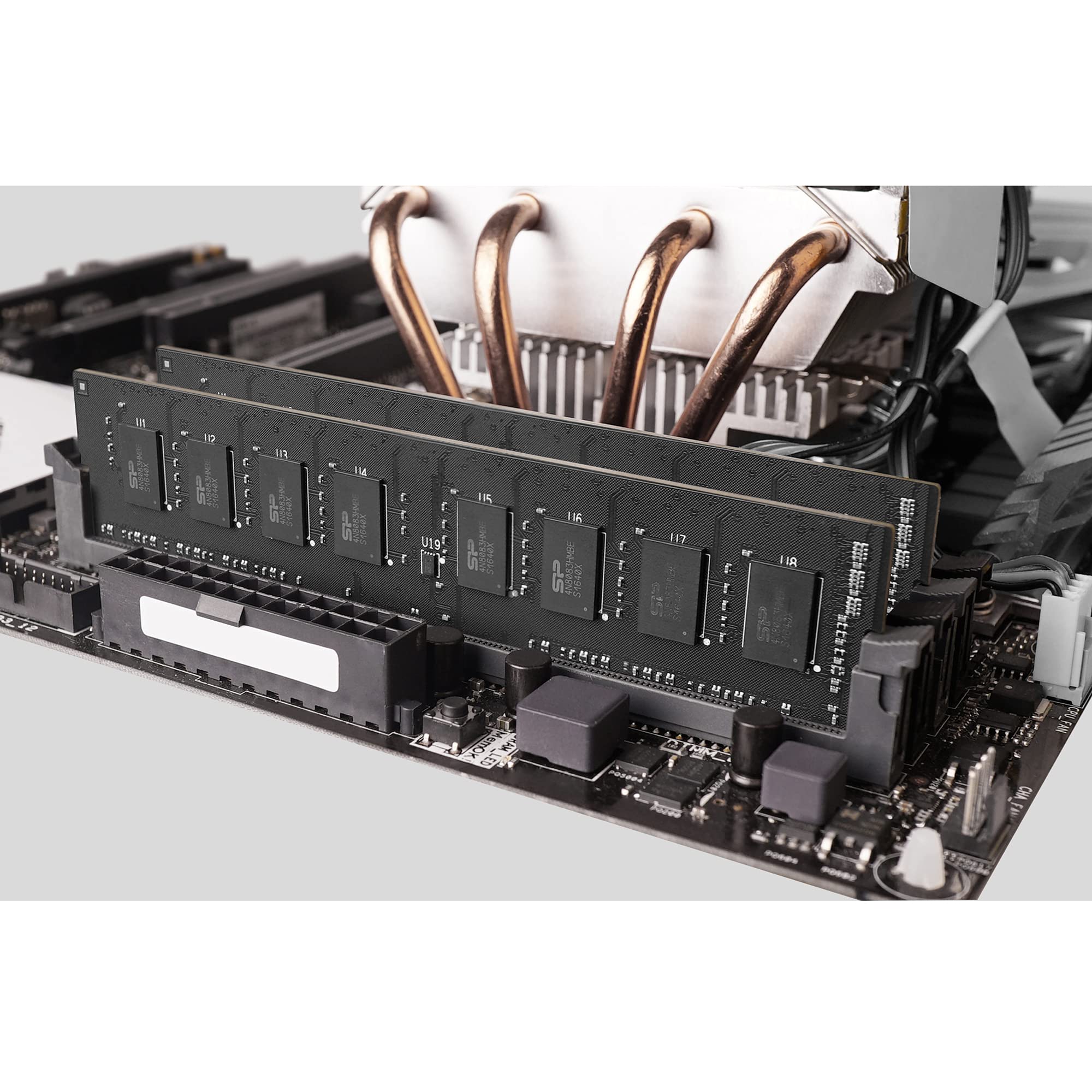 Silicon Power DDR4 16GB Kit (2x8GB) 3200MHz (PC4-25600) CL22 UDIMM 288-Pin Desktop Computer Memory SP016GBLFU320B22