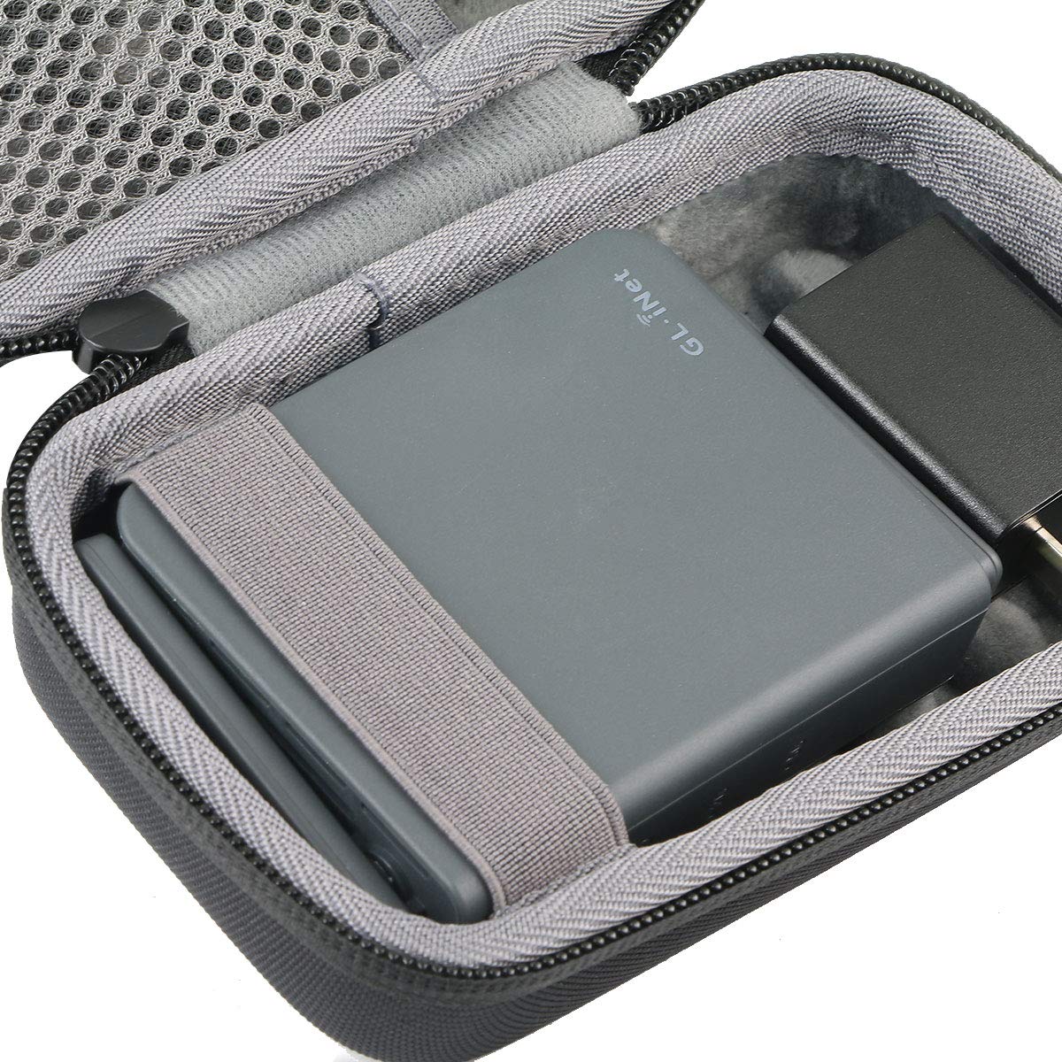 co2CREA Hard Travel Case Replacement for GL.iNet GL-AXT1800 GL-AR750S-Ext Pocket-Sized Wi-Fi 6 Gigabit Travel Router