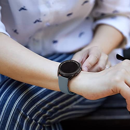 4 PACK Bands for Amazfit GTS 4 / GTS 4 Mini / GTS 3 / GTS / GTS2 / GTS 2e / GTS 2 mini Band Women Men, 20mm Quick Release Soft Silicone Sport Replacement Watch Strap for Amazfit Bip 3 Pro / Bip 3 / Bip U Pro / Bip / Bip Lite / Bip S / Bip S lite / Bip U (