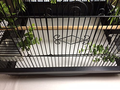 Bird Cage Liners - POLY COATED - Small Cages - Custom Size - 150 Pre-Cut Sheets - Up to 225 Ft of paper