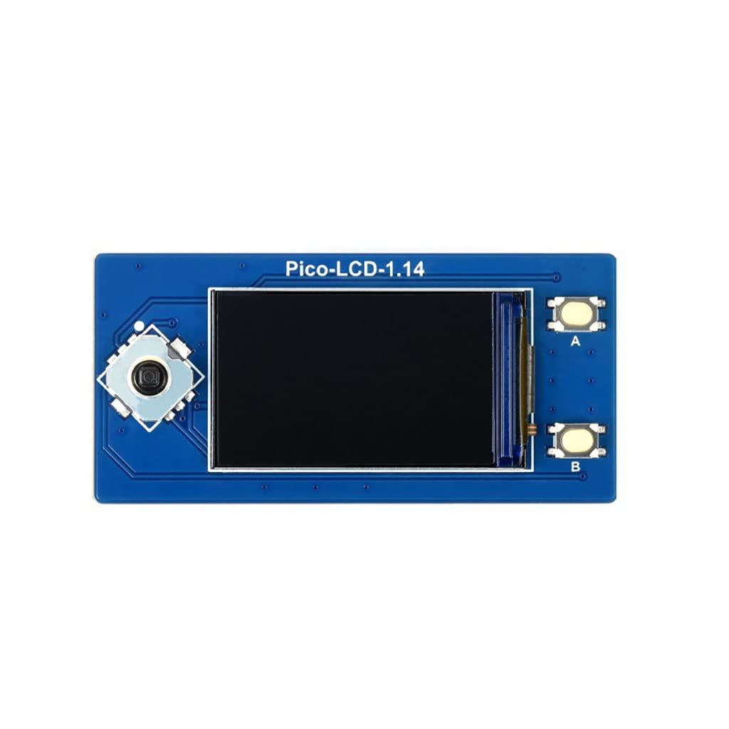 Coolwell Waveshare 1.14inch LCD Display Module for Raspberry Pi Pico, Embedded ST7789 Driver, 65K RGB Colors, 240Ă135 Pixels, Using SPI Bus