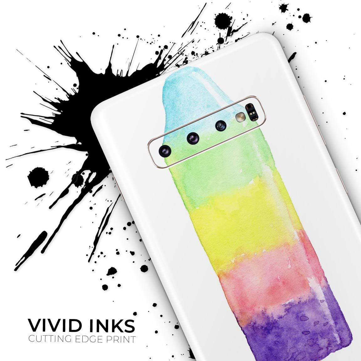 DesignSkinz Summer Mode Ice Cream v5 Protective Vinyl Decal Wrap Skin Cover Compatible with The Samsung Galaxy S20 (Screen Trim & Back Glass Skin)